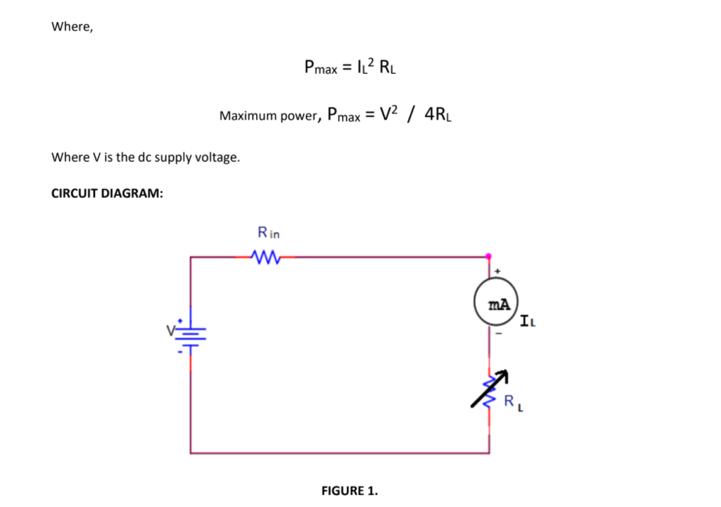 Solved THEORY: The maximum power transfer theorem states | Chegg.com