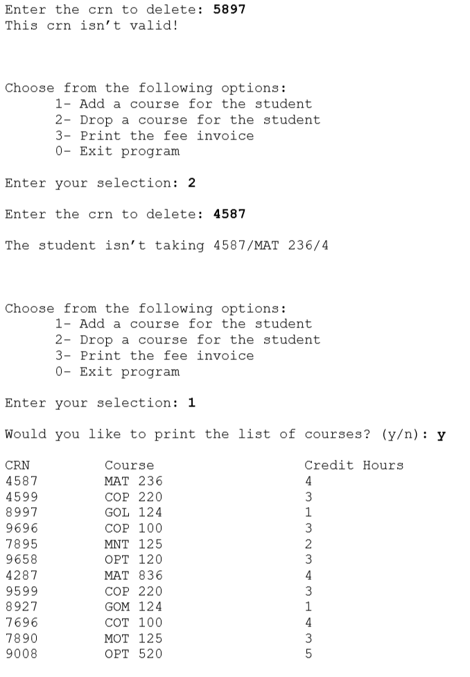 Solved Please read the sample runs carefully as this is | Chegg.com