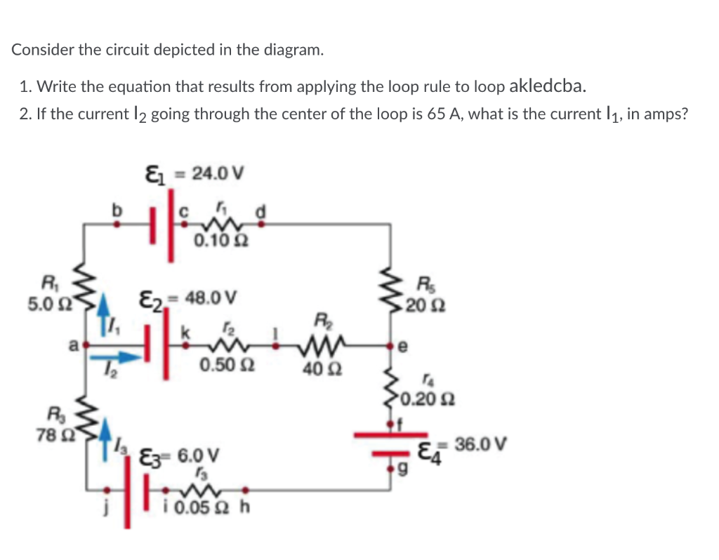 Solved Consider the circuit depicted in the diagram. 1. | Chegg.com