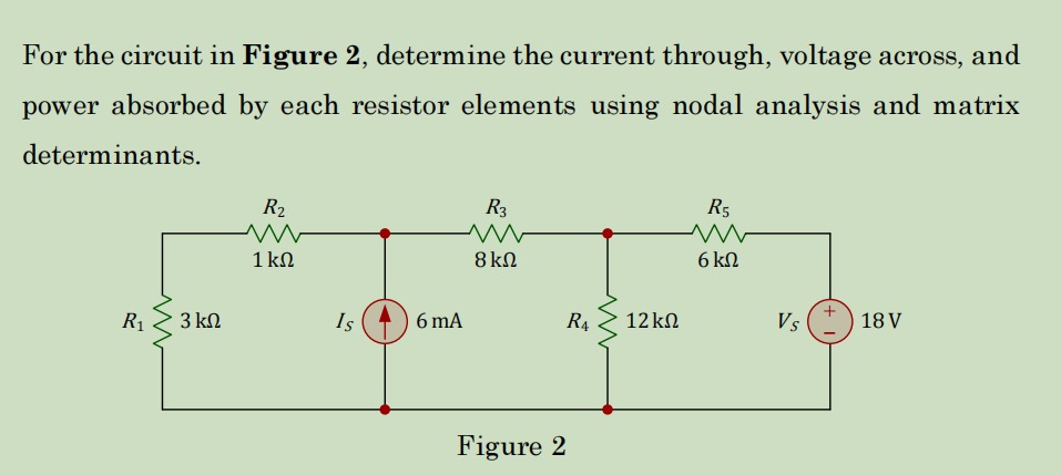 Solved For The Circuit In Figure 2 determine The Current