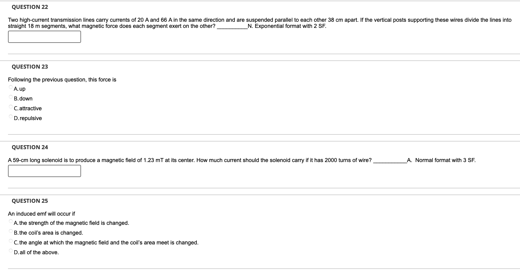 Solved straight 18 m segments, what magnetic force does each | Chegg.com