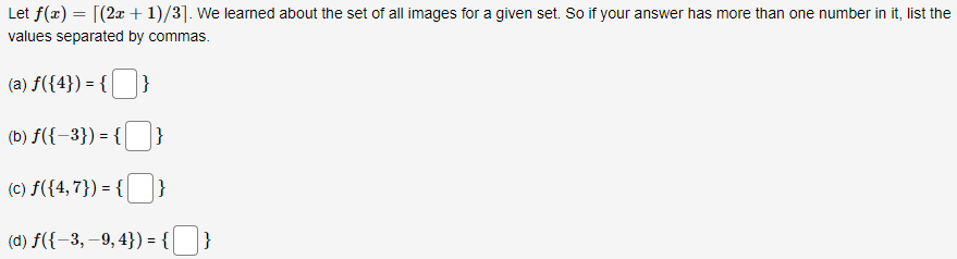 Solved Determine whether f is a function from Z to R. Enter | Chegg.com