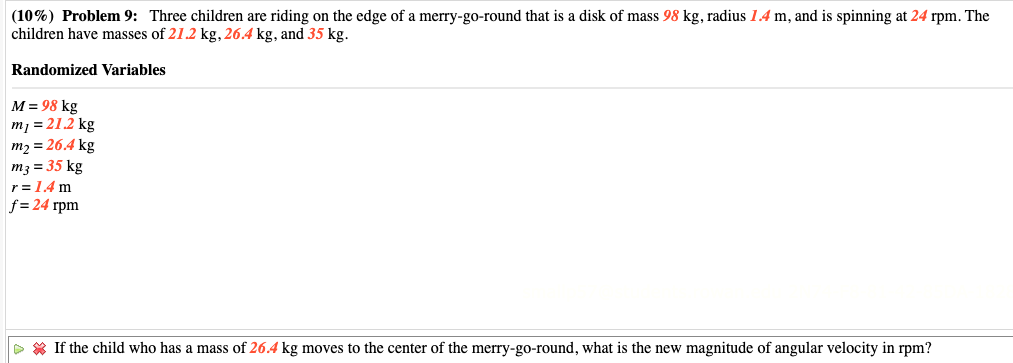 Solved (10\%) Problem 9: Three children are riding on the | Chegg.com