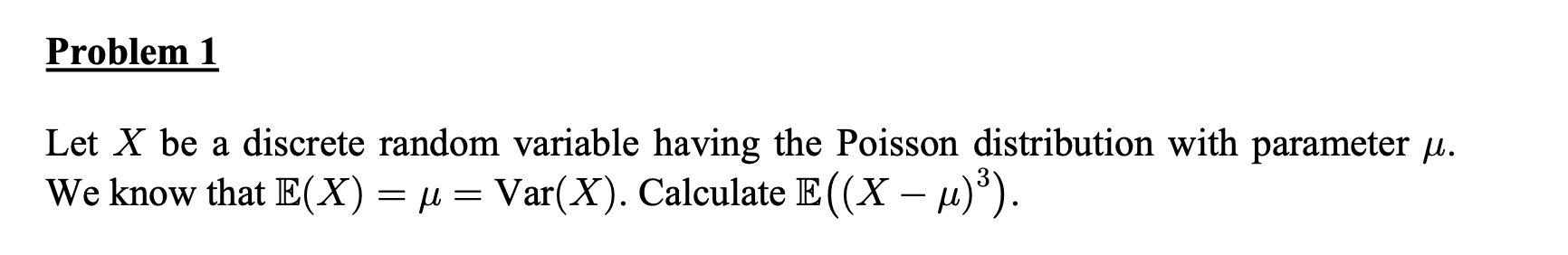 Solved Let X be a discrete random variable having the | Chegg.com