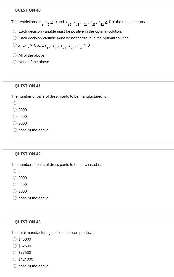 Solved The restrictions x1,x2≥0 and t12,t13,t21,t23,t32≥0 in | Chegg.com