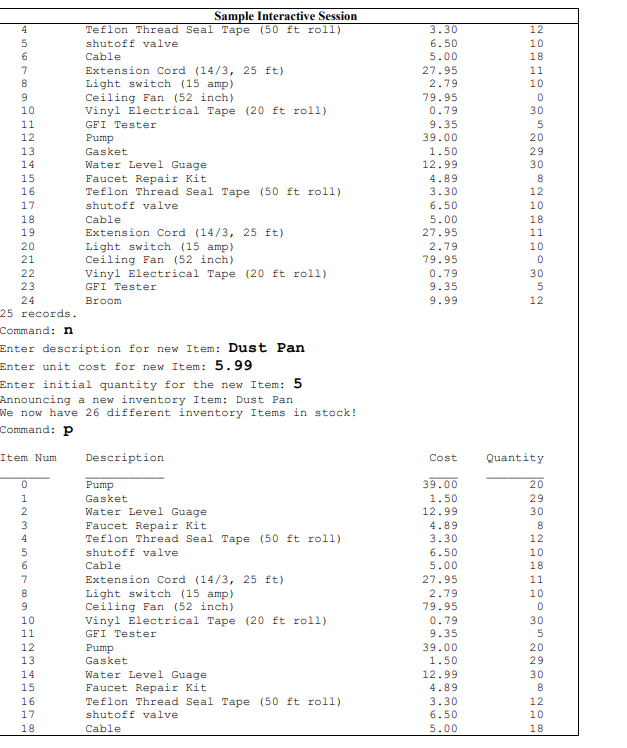 Solved InventoryItem.h // This class has overloaded | Chegg.com