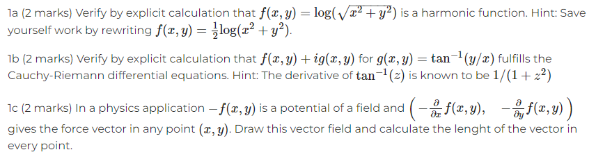 Solved la (2 marks) Verify by explicit calculation that | Chegg.com