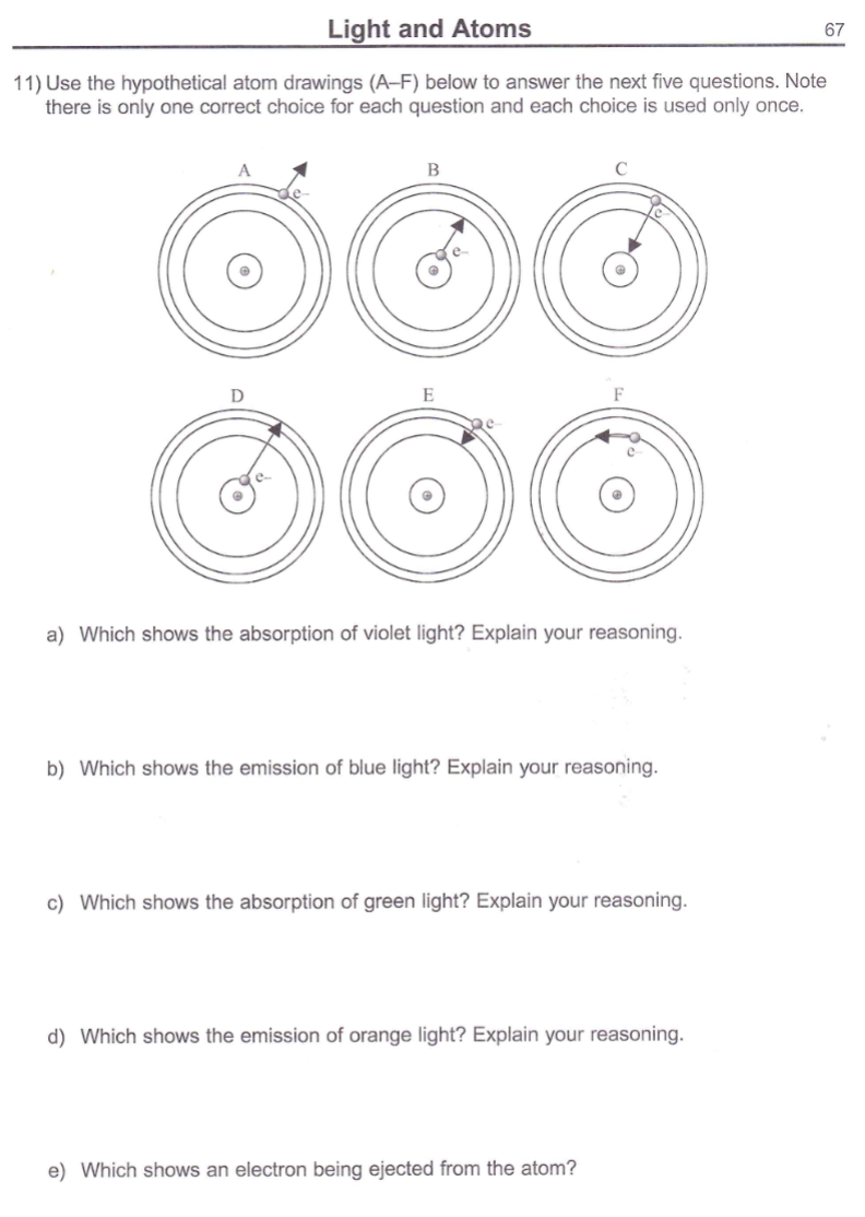 Solved 11) Use the hypothetical atom drawings (A−F) below to | Chegg.com Solved 11) Use the hypothetical atom drawings (A−F) below to | Chegg.com