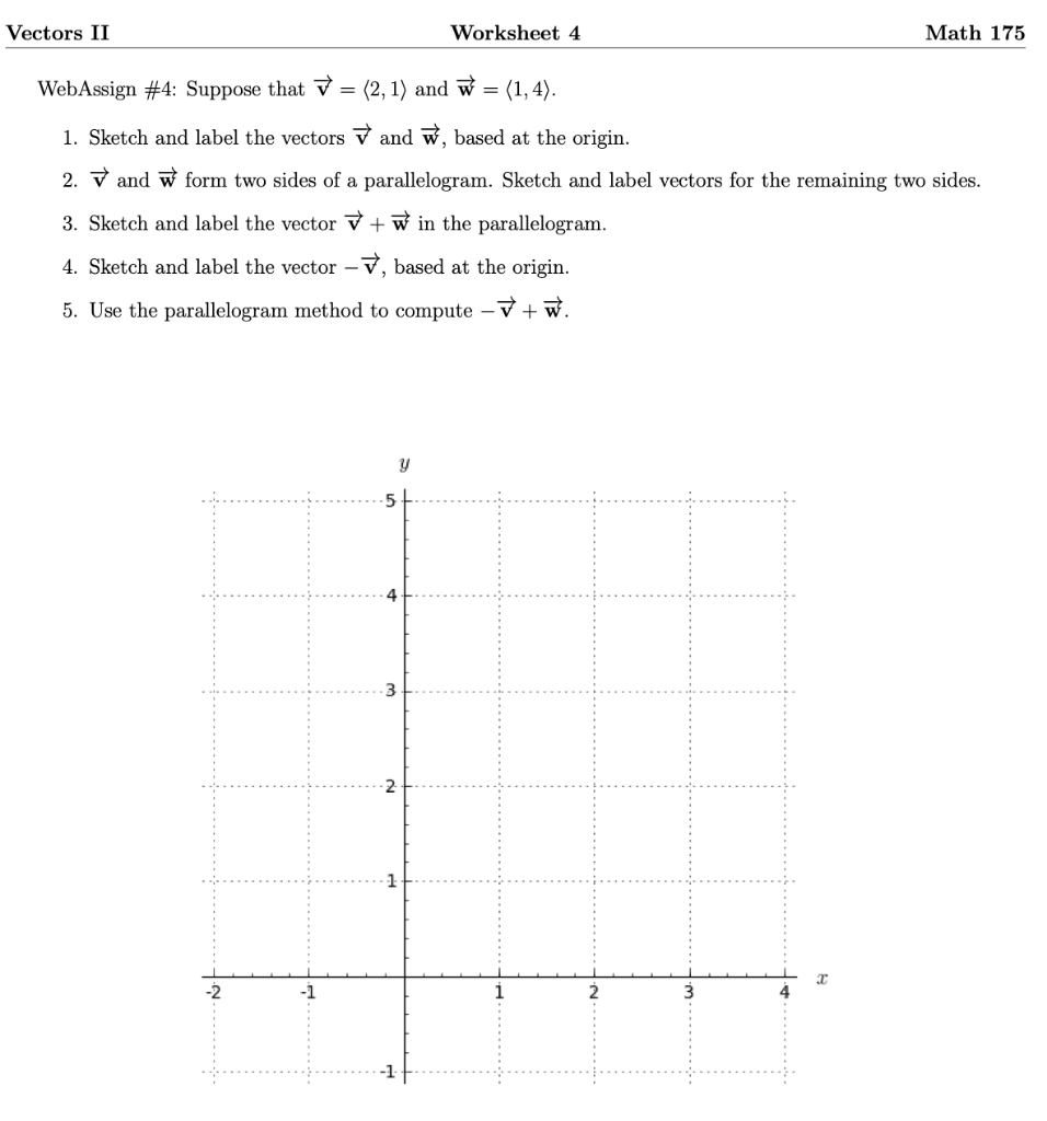 Solved Complete Worksheet #4. After you complete the | Chegg.com