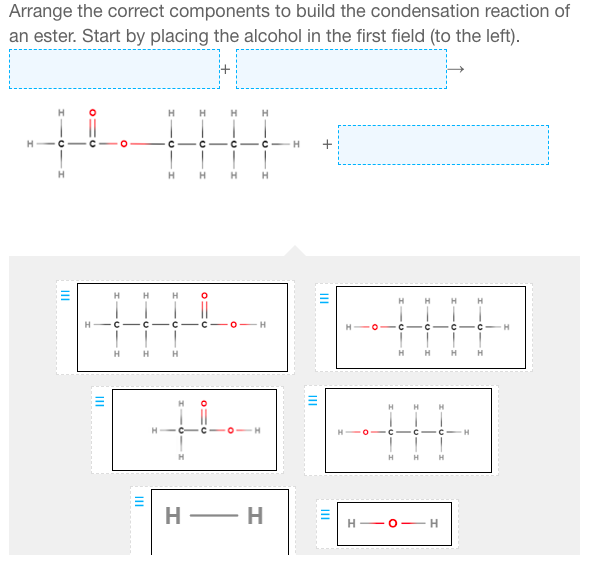 Solved Arrange the correct components to build the | Chegg.com