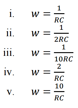Solved Using 𝑉𝑖𝑛(𝑡) = 𝑉m cos (𝑤𝑡), 𝑉m = 1V, R= 1kΩ, | Chegg.com