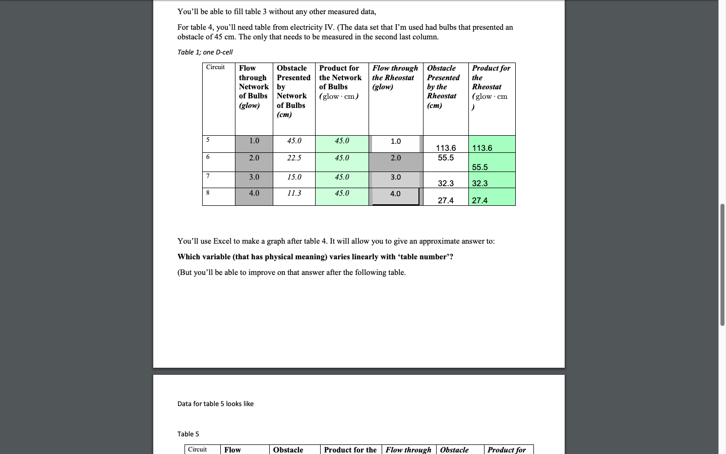 Solved You'll be able to fill table 3 without any other | Chegg.com
