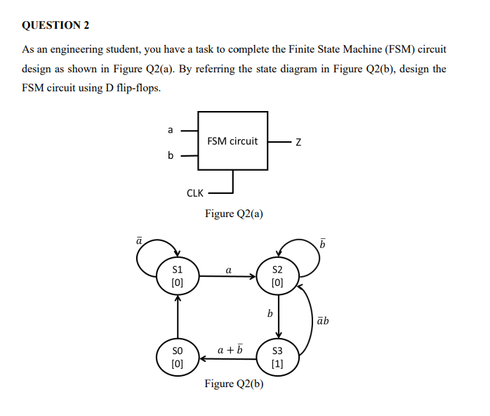 Solved QUESTION 2 As an engineering student, you have a task | Chegg.com
