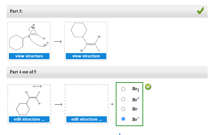 Solved Part 3: view structure Part 4 out of 5 edit structure | Chegg.com