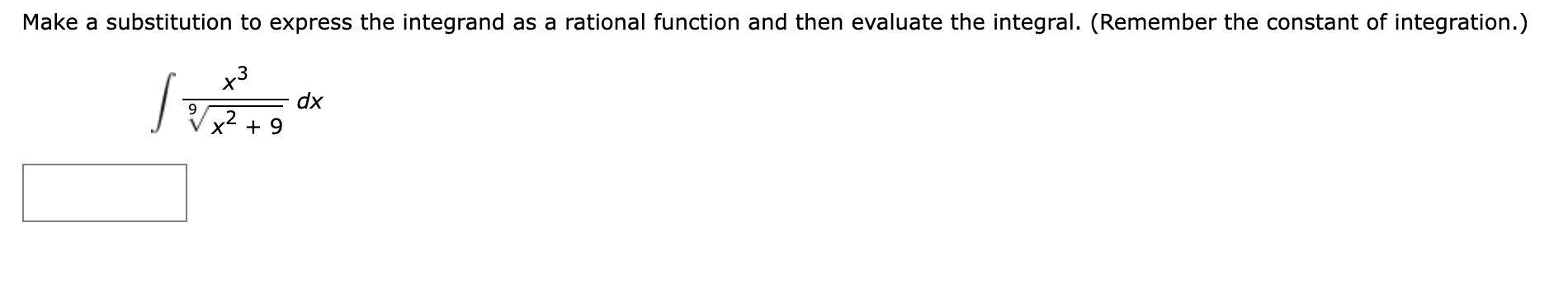 Solved Make a substitution to express the integrand as a | Chegg.com