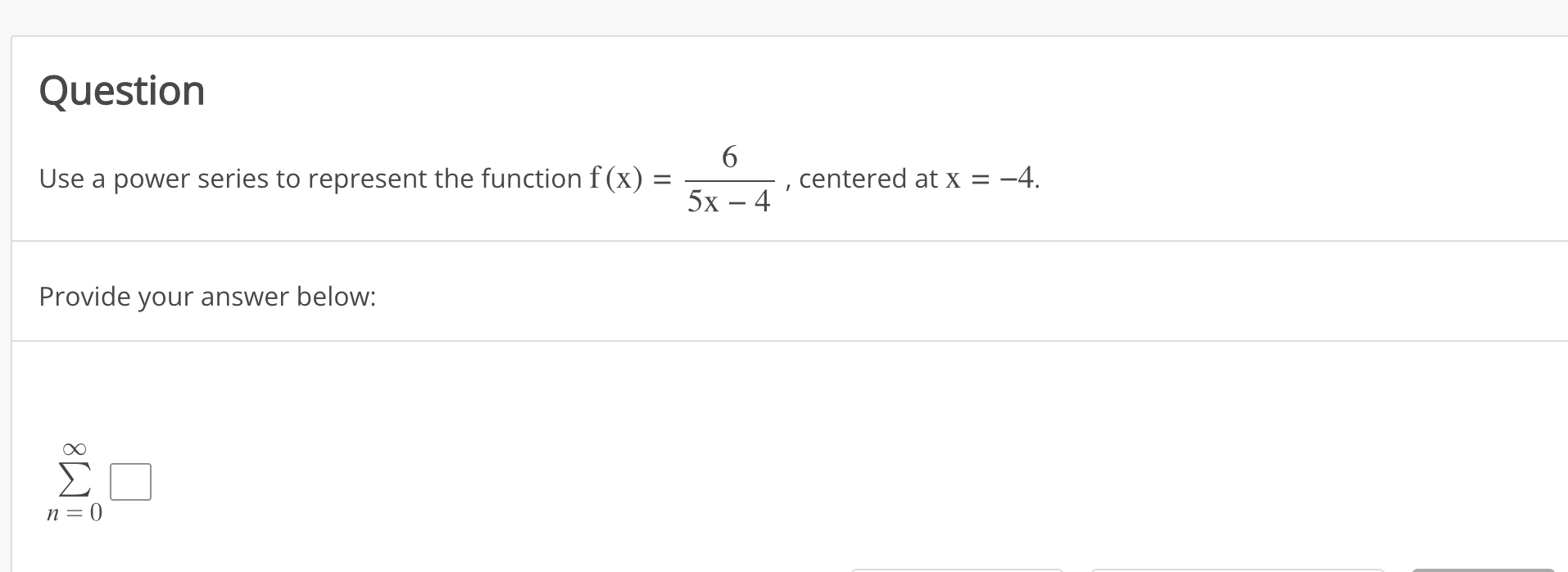 Solved Use a power series to represent the function | Chegg.com