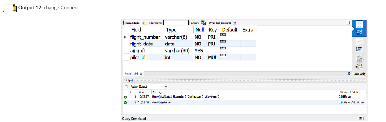 Solved Output 12: change ConnectOutput 15: clean uptimes. | Chegg.com