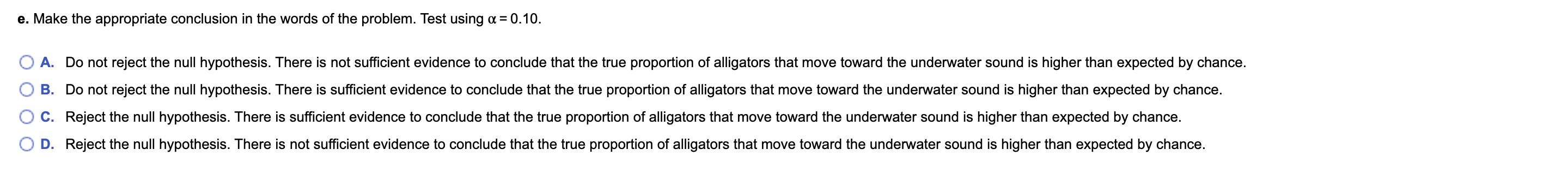 Solved Alligators have shown the ability to determine the | Chegg.com