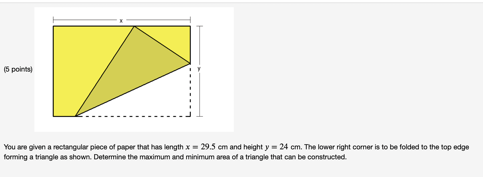 Solved You are given a rectangular piece of paper that has | Chegg.com