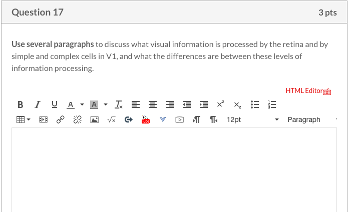 Solved This is the question:::: discuss what visual | Chegg.com