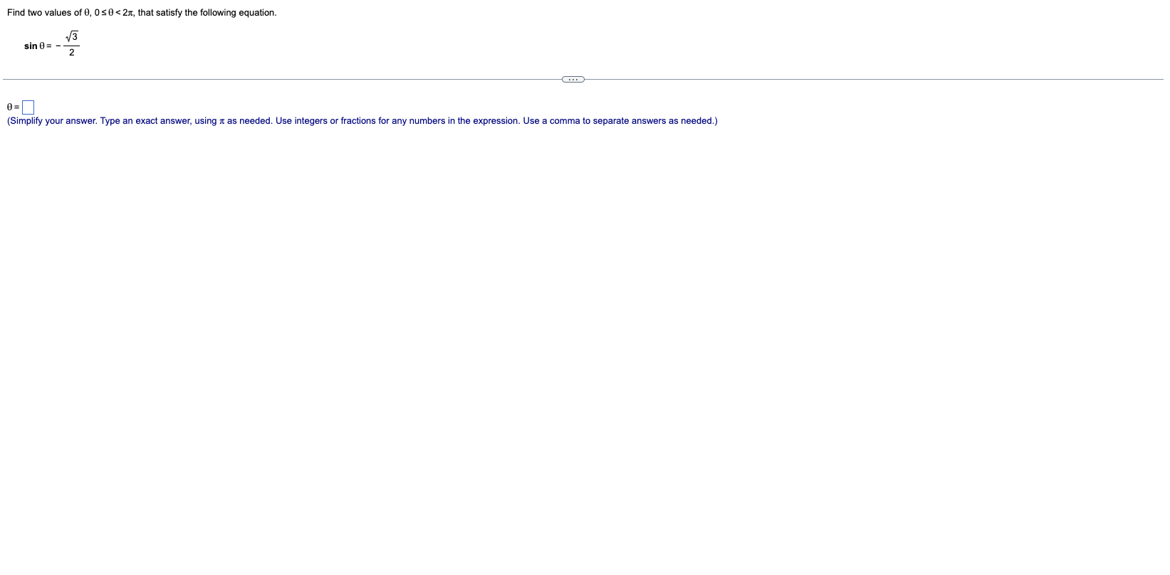 Solved Find two values of θ,0≤θ