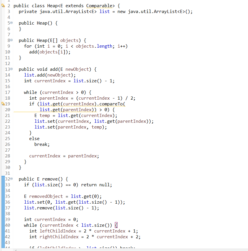 Solved Modify the class Heap by adding a method printHeap() | Chegg.com