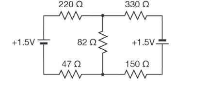 Solved Calculate the currents through left loop, right loop, | Chegg.com