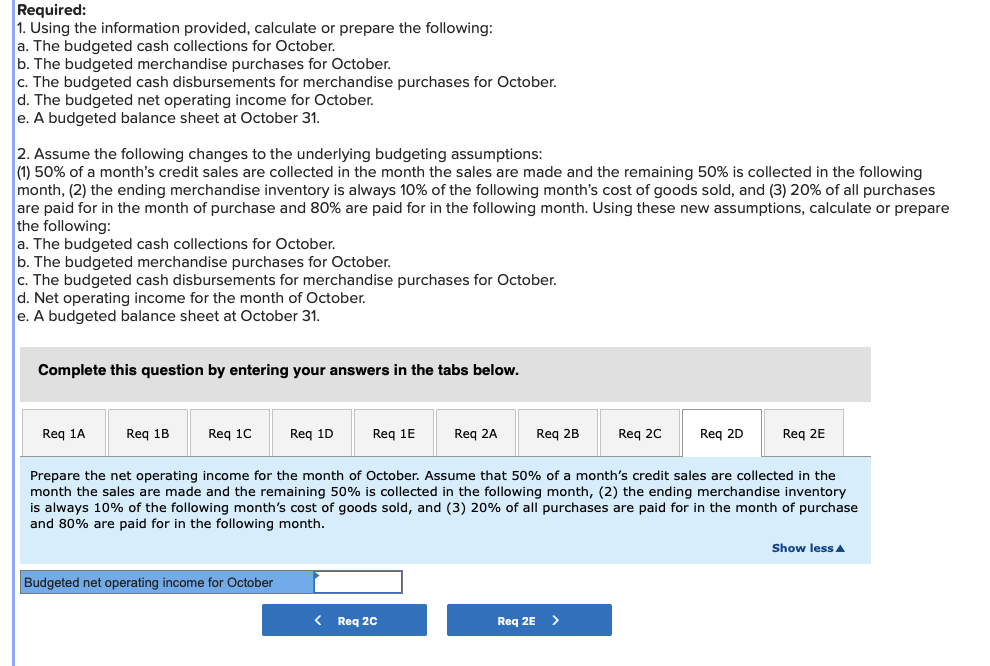 Solved Exercise 8-17 (Static) Cash Flows; Budgeted Income | Chegg.com