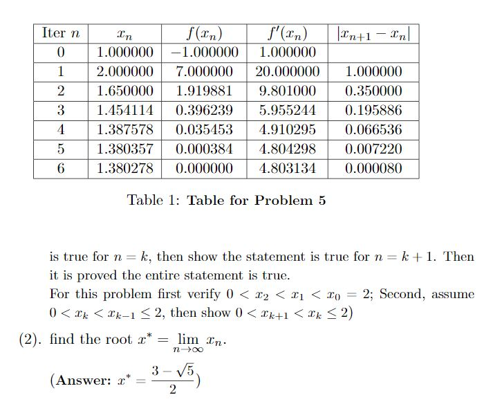 Solved Numerical methods problem. I am stuck 4,1 where we | Chegg.com