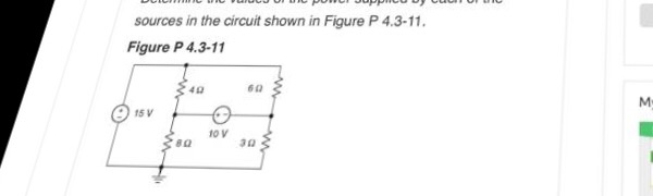 Solved Find the voltages V1,V3, and Vab for the network | Chegg.com