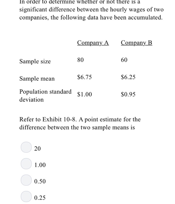 Solved In order to determine whether or not there is a | Chegg.com