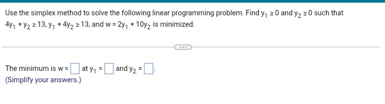 Solved Use the simplex method to solve the following linear | Chegg.com