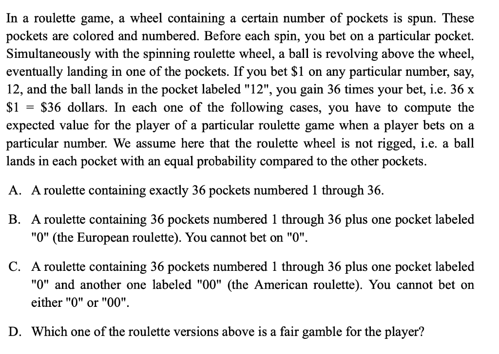 Pocket Roulette Wheel