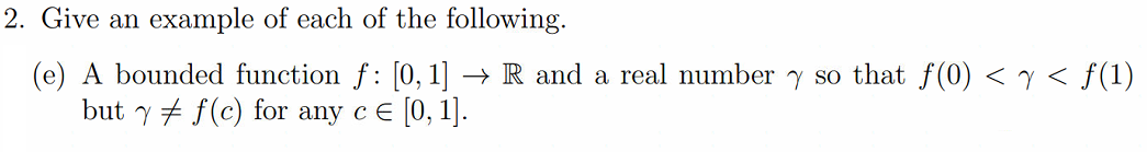 Solved 2. Give an example of each of the following. (e) A | Chegg.com