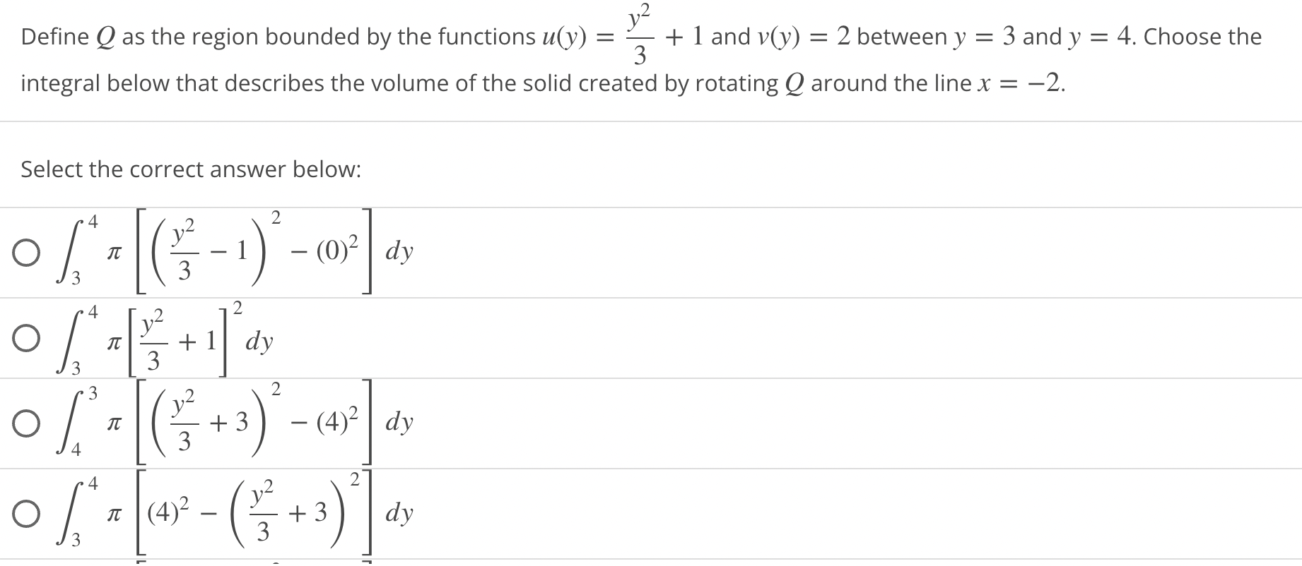 Solved Define \\( Q \\) as the region bounded by the | Chegg.com