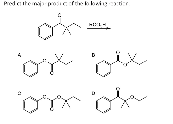 Solved Predict the major product of the following reaction: | Chegg.com