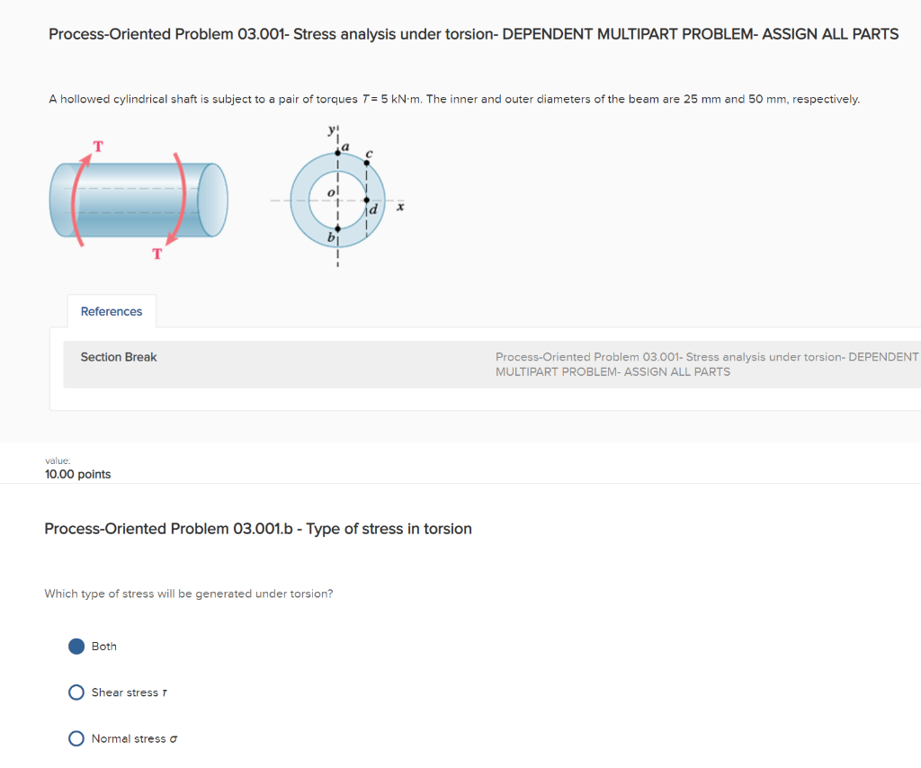 Solved Process Oriented Problem 03001 Stress Analysis 8767