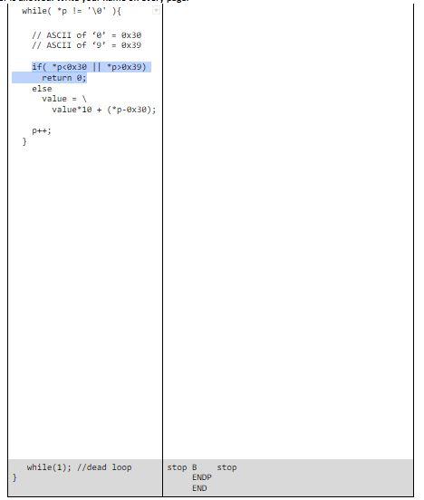 Solved 4. (10 points) Complete the assembly code that | Chegg.com