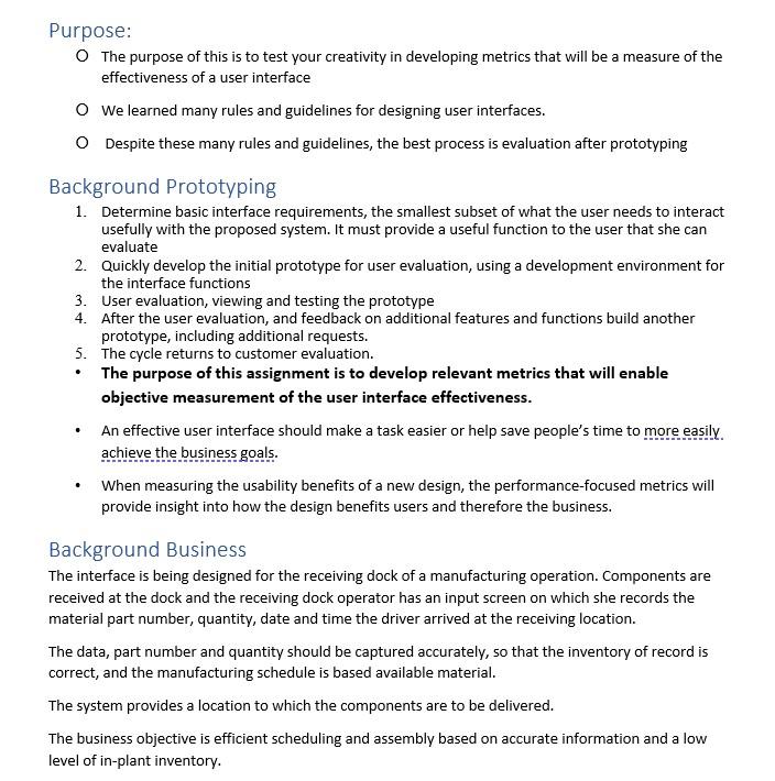 Solved Purpose: The purpose of this is to test your | Chegg.com