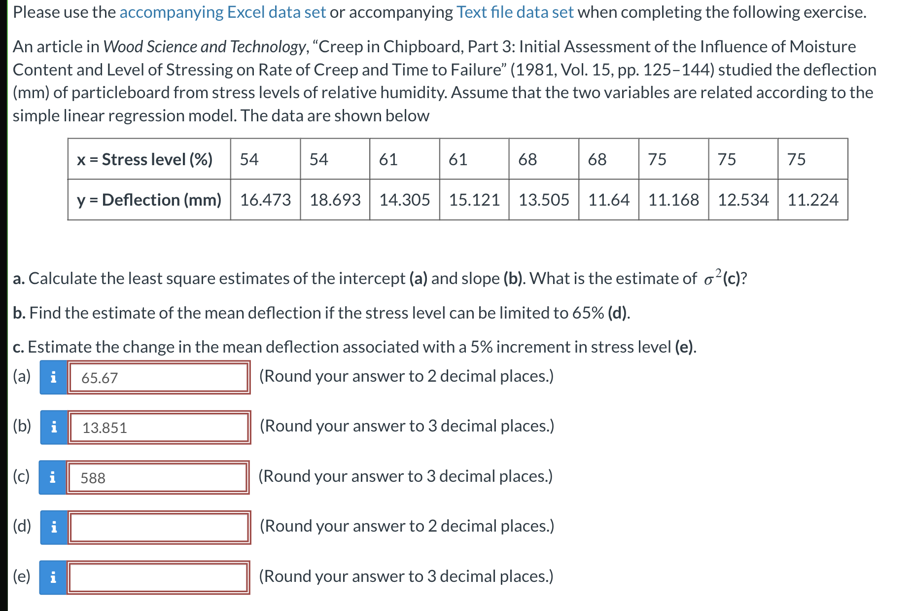 Solved Please use the accompanying Excel data set or | Chegg.com