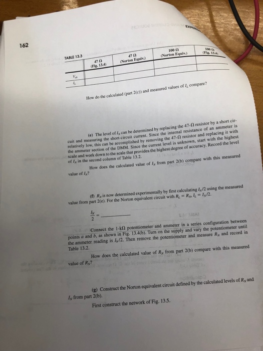 Solved Part 2 Determining Rv and I (a) Construct the network | Chegg.com