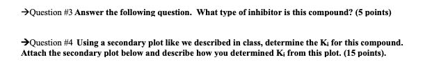 Enzyme kinetics Enzyme Kinetics Question- a step by | Chegg.com