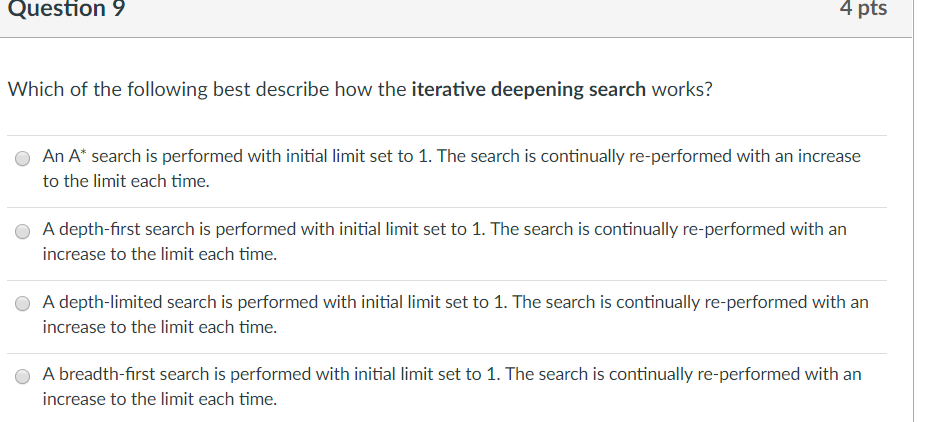 Solved Question 9 4 pts Which of the following best describe | Chegg.com