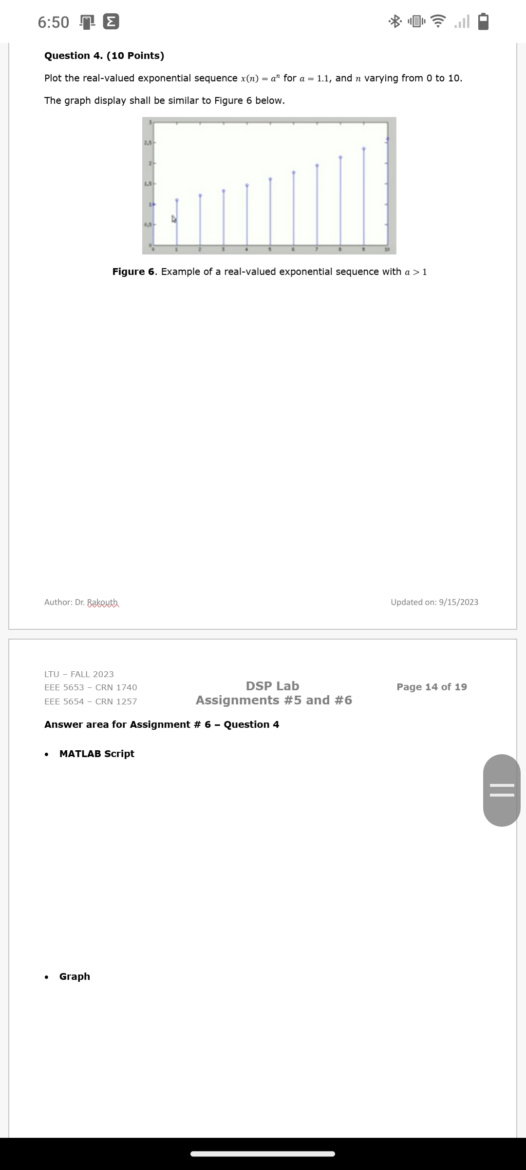Solved Question 4. (10 Points) Plot the real-valued | Chegg.com