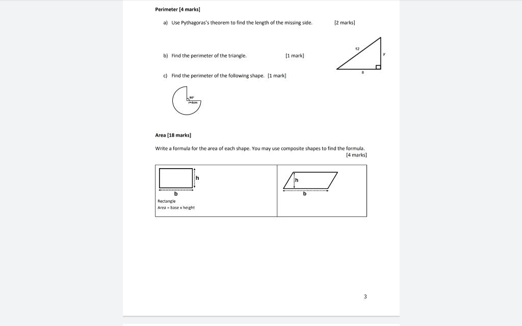 Solved a) Use Pythagoras's theorem to find the length of the | Chegg.com