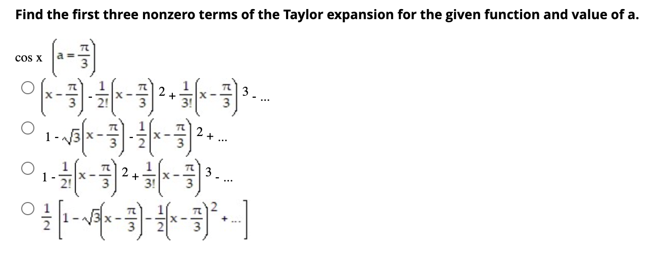 Solved Evaluate the given integral by using three terms of | Chegg.com