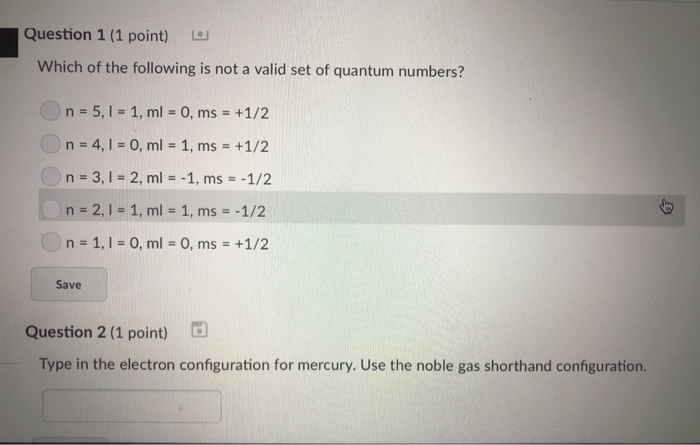 Solved Question 1 (1 point) Which of the following is not a | Chegg.com