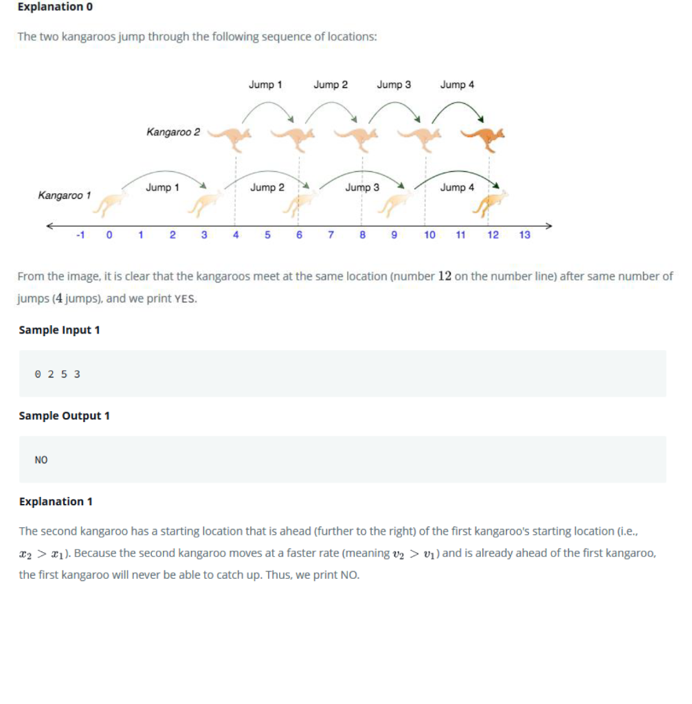 Solved Explanation o The two kangaroos jump through the | Chegg.com