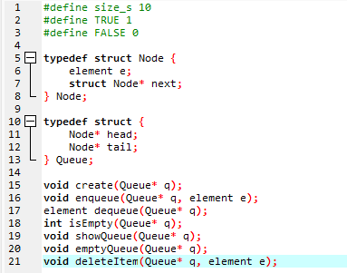 Solved \#define size_s 10 \#define TRUE 1 \#define FALSE 0 | Chegg.com