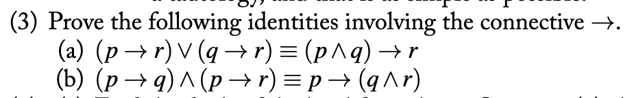 Solved (3) Prove the following identities involving the | Chegg.com